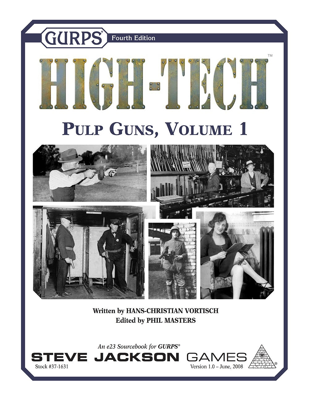 GURPS High-Tech: Pulp Guns, Volume 1 | Warehouse 23 GURPS High-Tech: Pulp Guns, Volume 1 | Warehouse 23