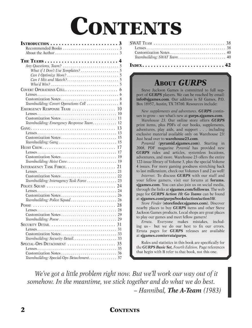 GURPS | Warehouse 23