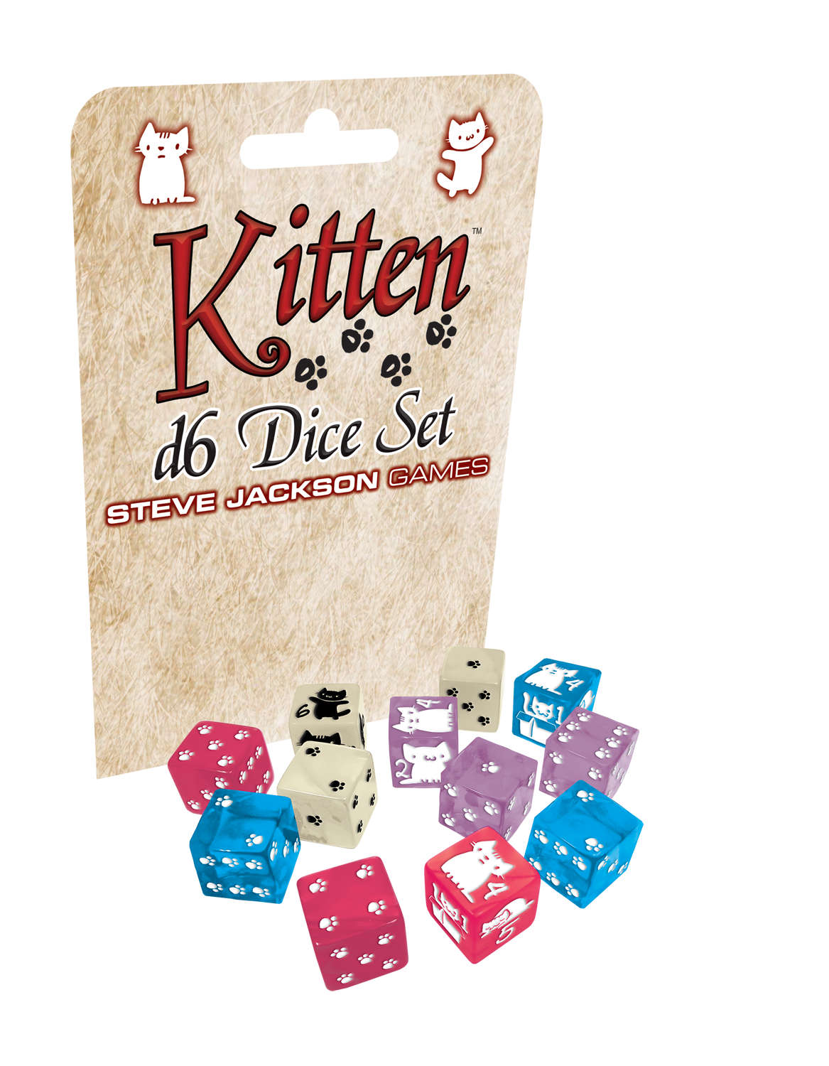 Kitten d6 Dice Set | Warehouse 23