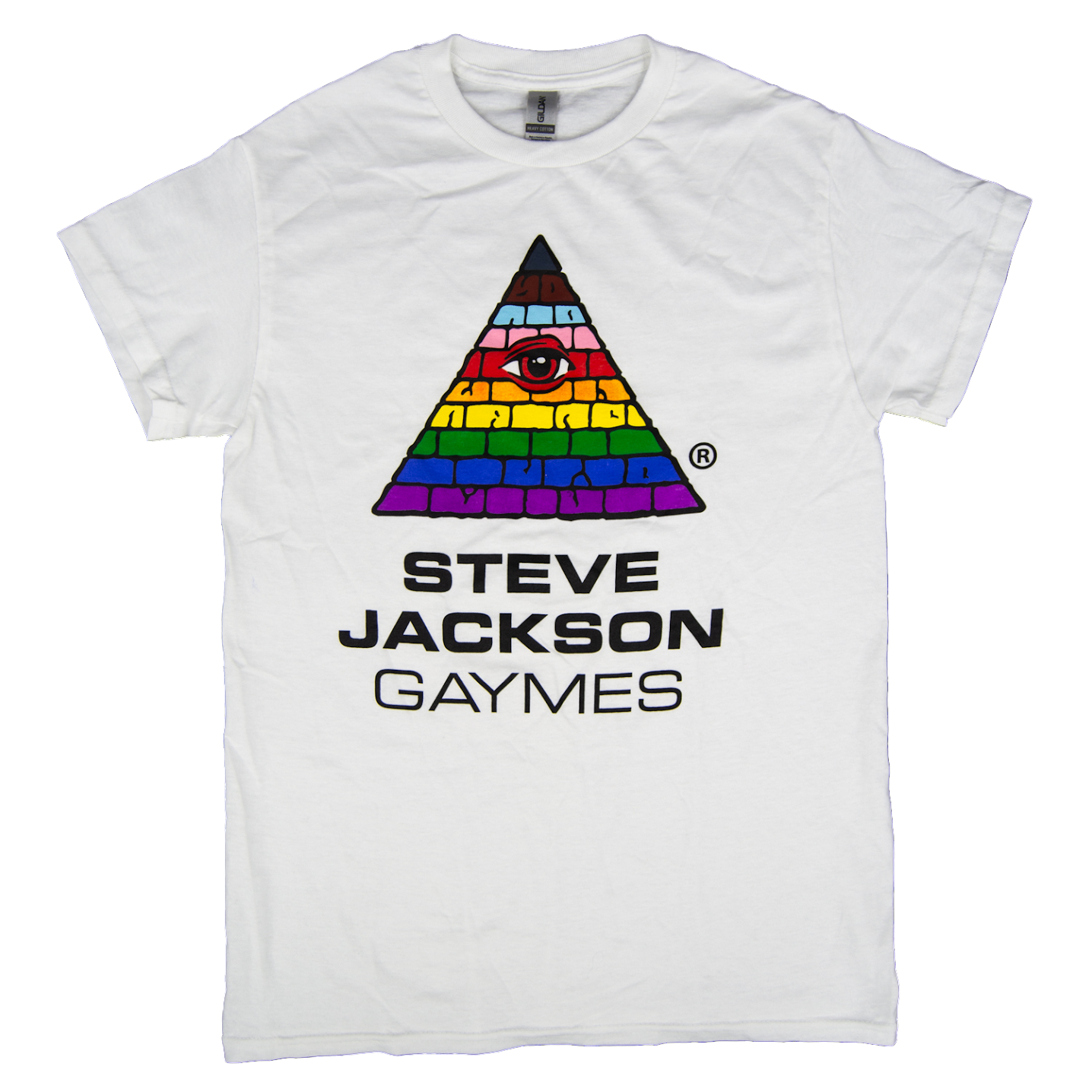 Gaymes Rainbow Eye-in-Pyramid Pride Shirt | Warehouse 23