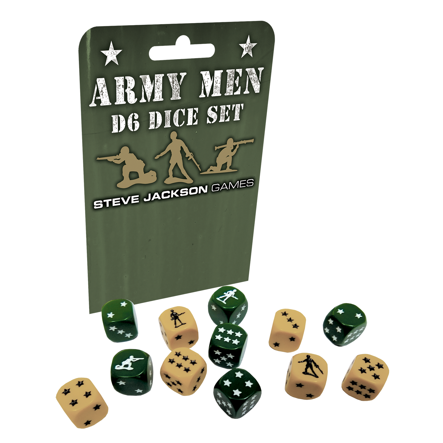Army Men d6 Dice Set | Warehouse 23