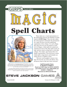 GURPS Magic Spell Charts | Warehouse 23