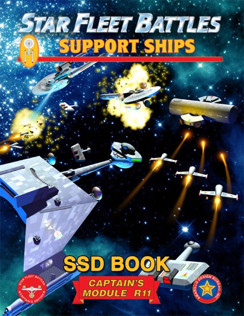 Star Fleet Battles: Module R11 - Support Ships SSD Book (B&W ...