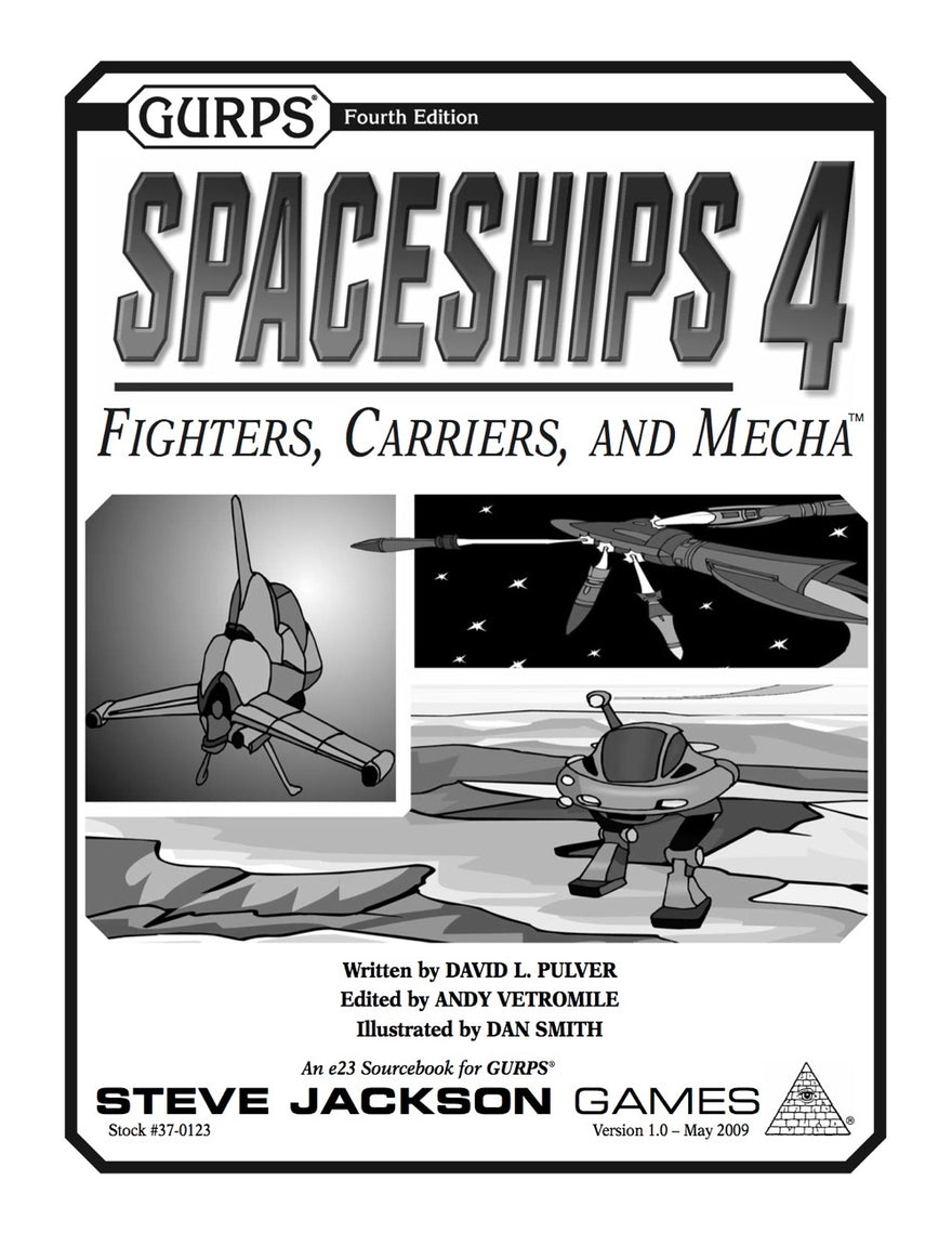GURPS Spaceships 4: Fighters, Carriers, and Mecha | Warehouse 23