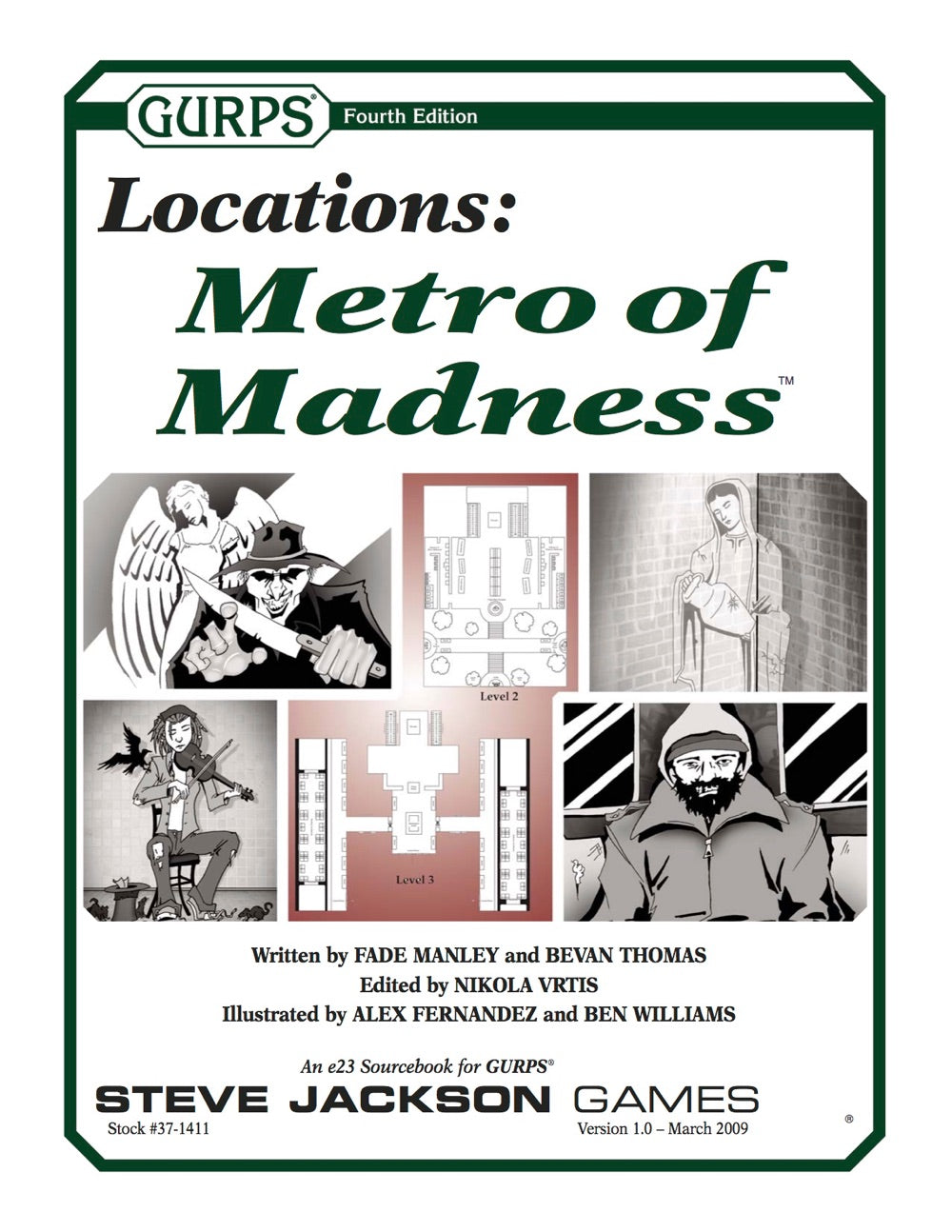 GURPS Locations: Metro of Madness | Warehouse 23