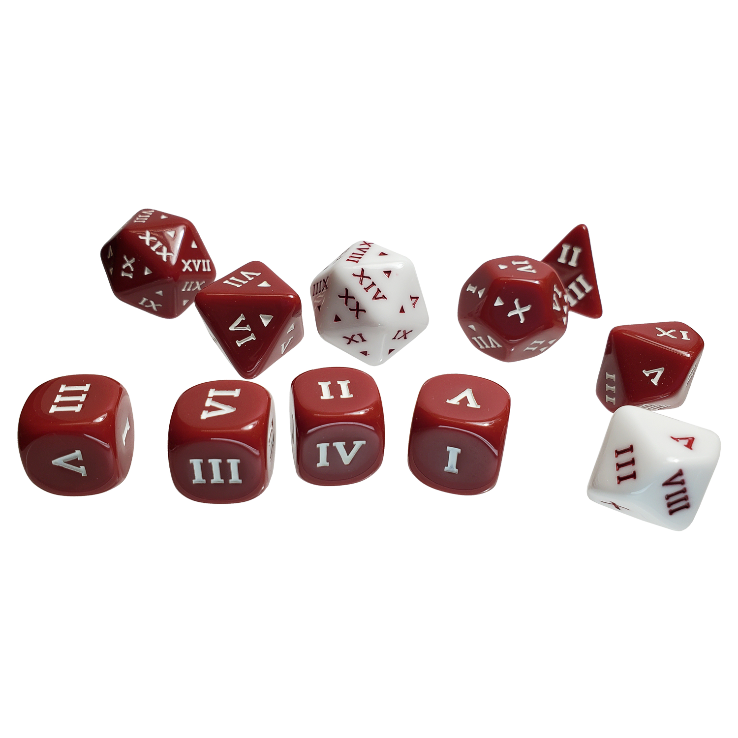 Roman Polyhedral Dice Set | Warehouse 23