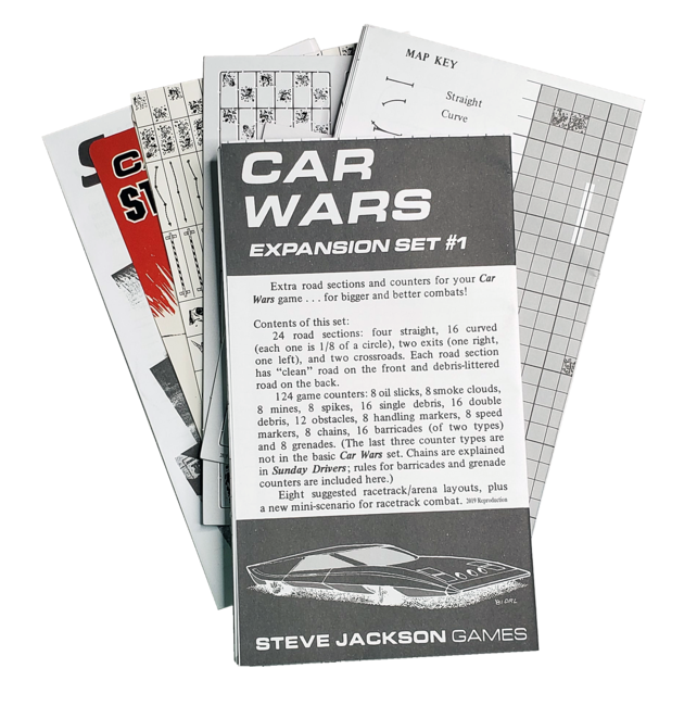 Car Wars Expansion Set 1 - Road Sections and Counters | Warehouse 23